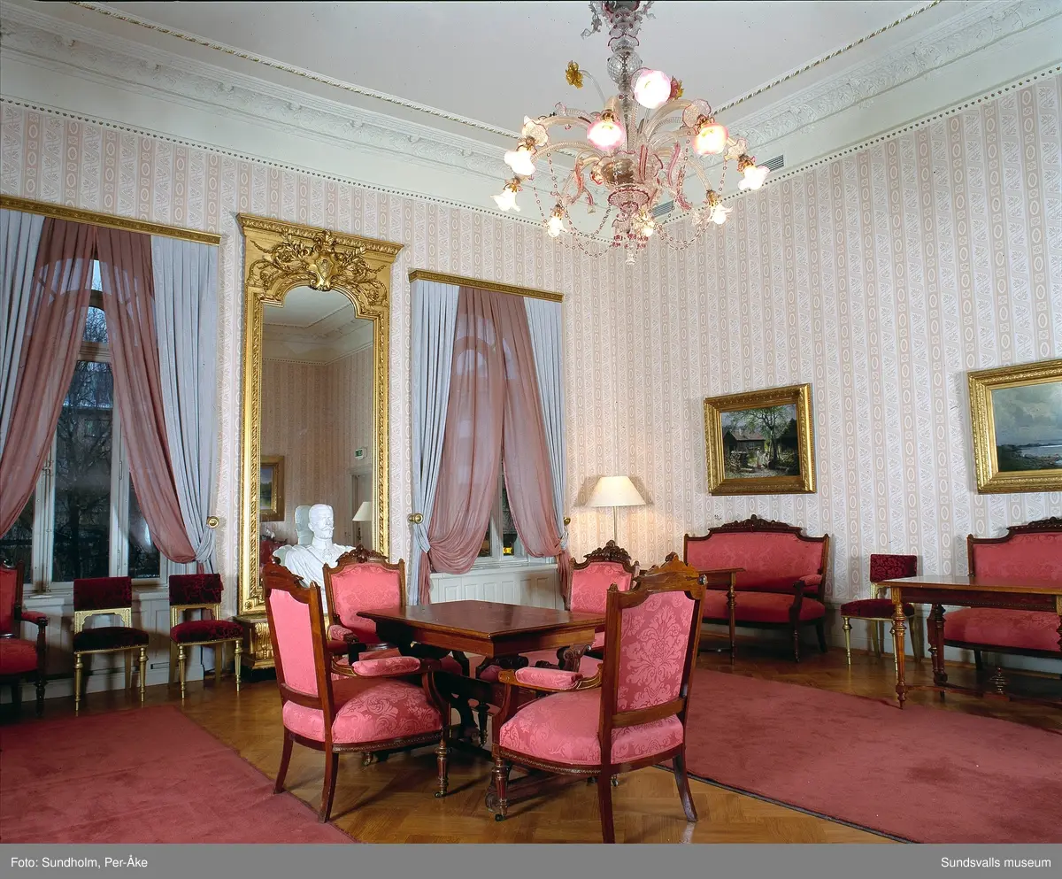 Interiörer från Sundsvalls stadshus. - Sundsvalls museum / DigitaltMuseum