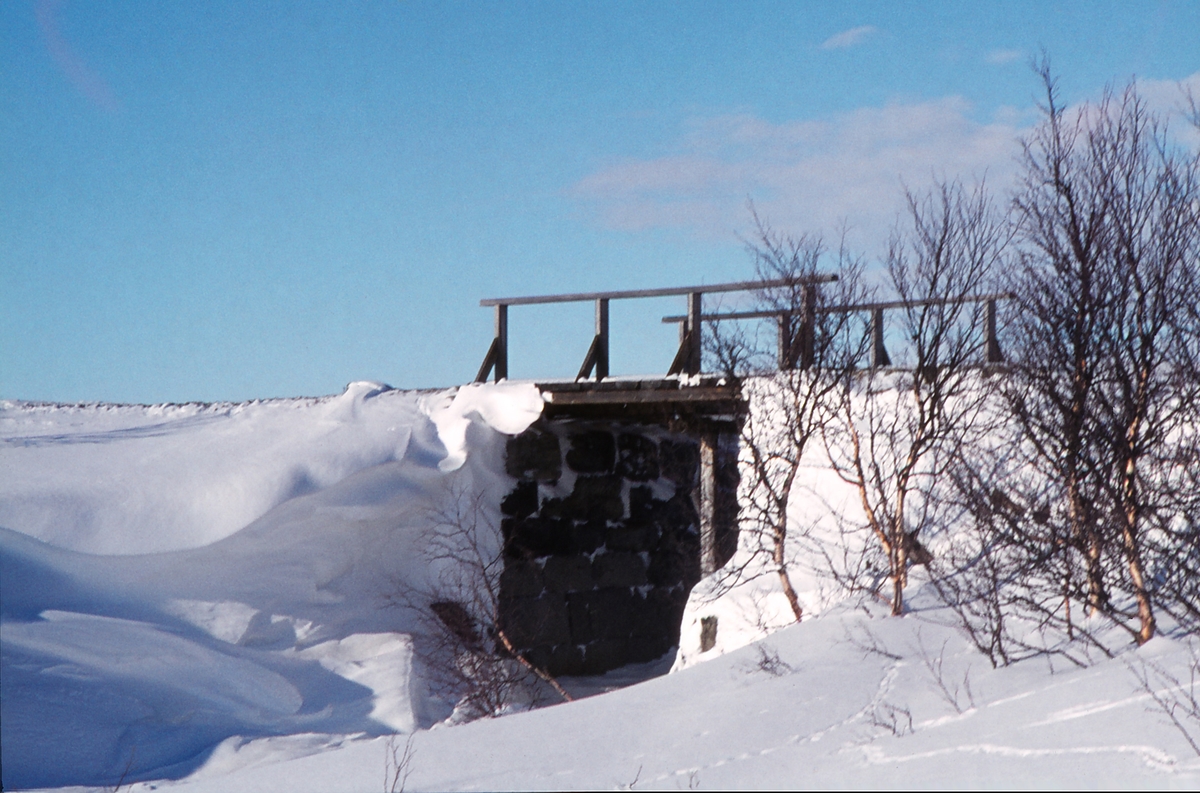 Fra Arvedalslinjen, Kongens gruve jernbane, Rugldalen stasjon (Tyvold ...