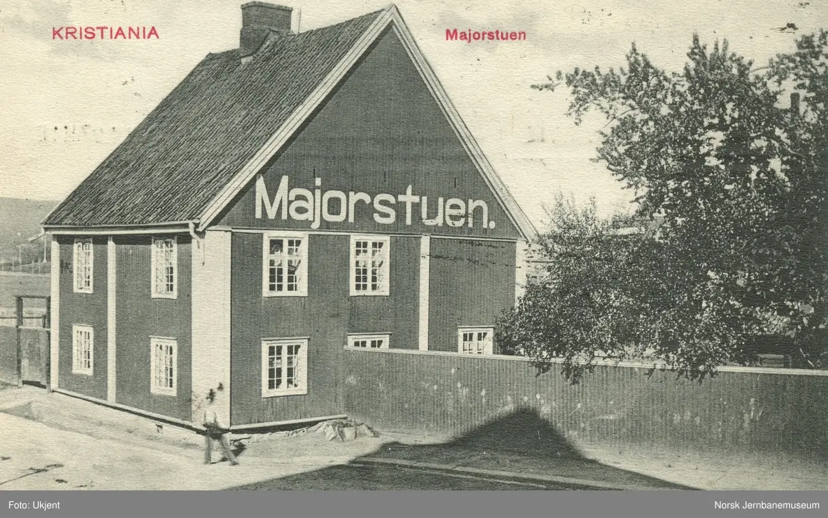 Skjenkestedet Majorstuen i Kristiania (Oslo) - Norsk Jernbanemuseum ...