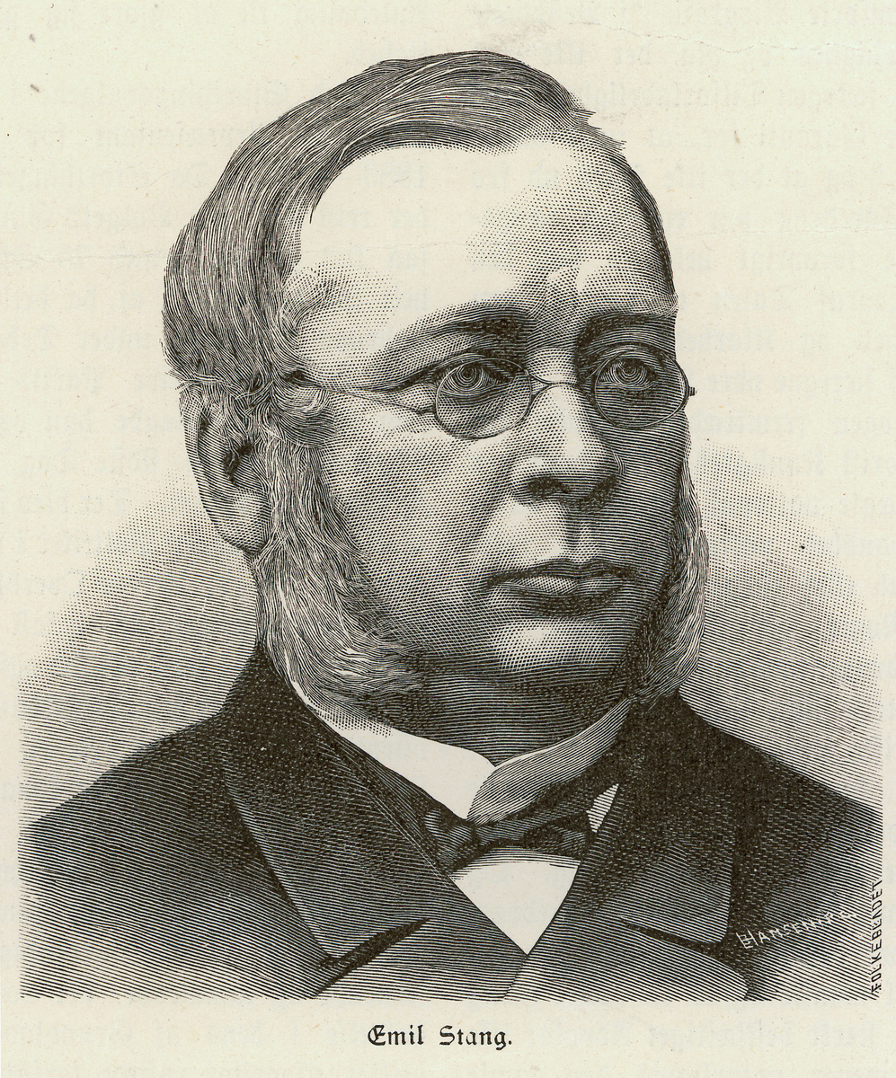 Emil Stang [xylografi] - Oslo Museum / DigitaltMuseum