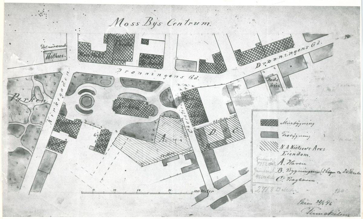 Bybranner i Moss - Mossebibliotekene / DigitaltMuseum
