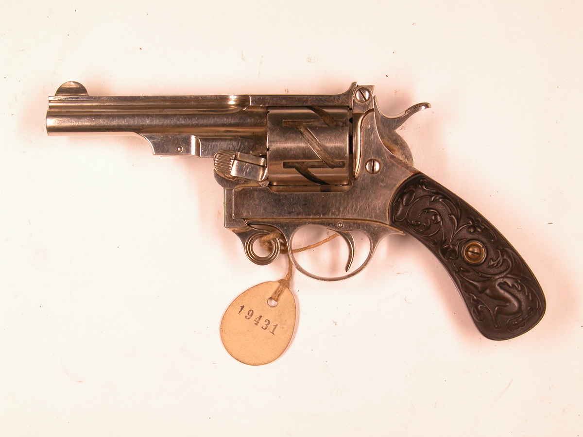 Revolver 9 mm Mauser 1878 zig zag (hinge-frame) - Forsvarets museer ...