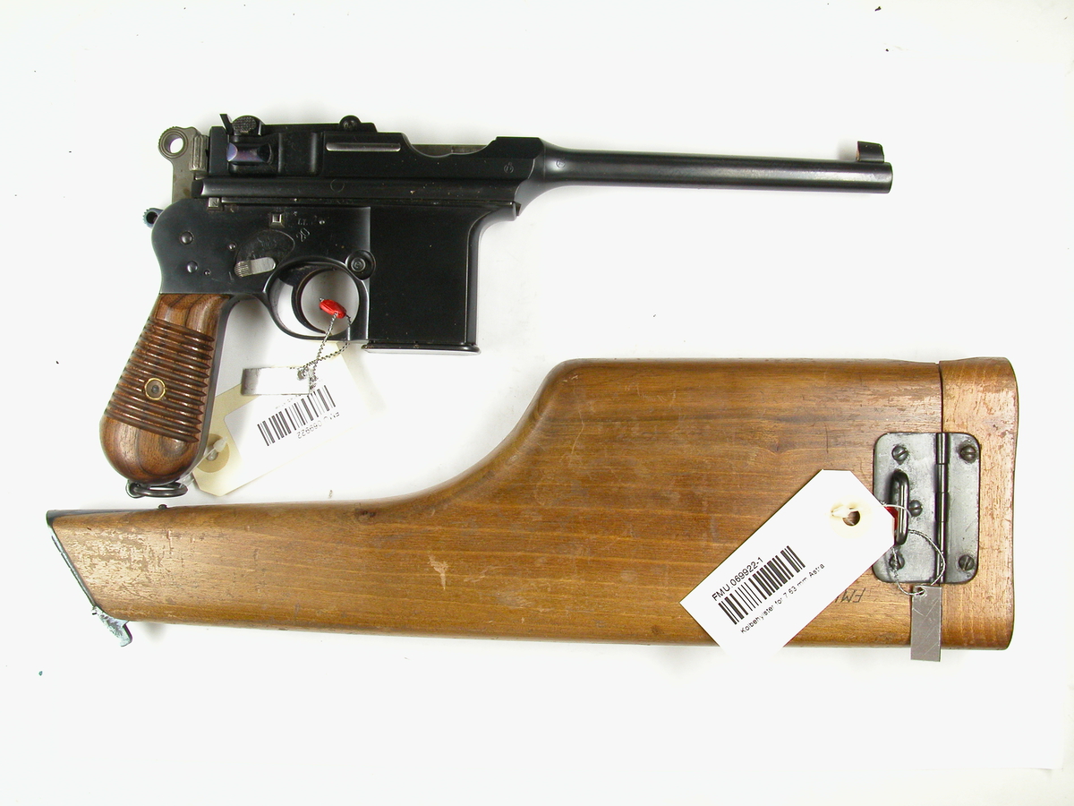 Pistol 7,63 mm Astra M901 - Forsvarets museer / DigitaltMuseum