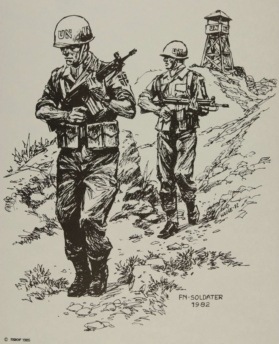 Norske FN-soldater 1982, UNIFIL, Libanon. - Forsvarets museer ...