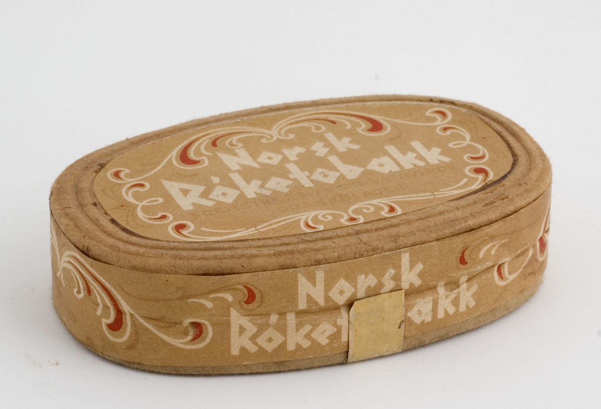 Tobakk i eske - Norsk Folkemuseum / DigitaltMuseum