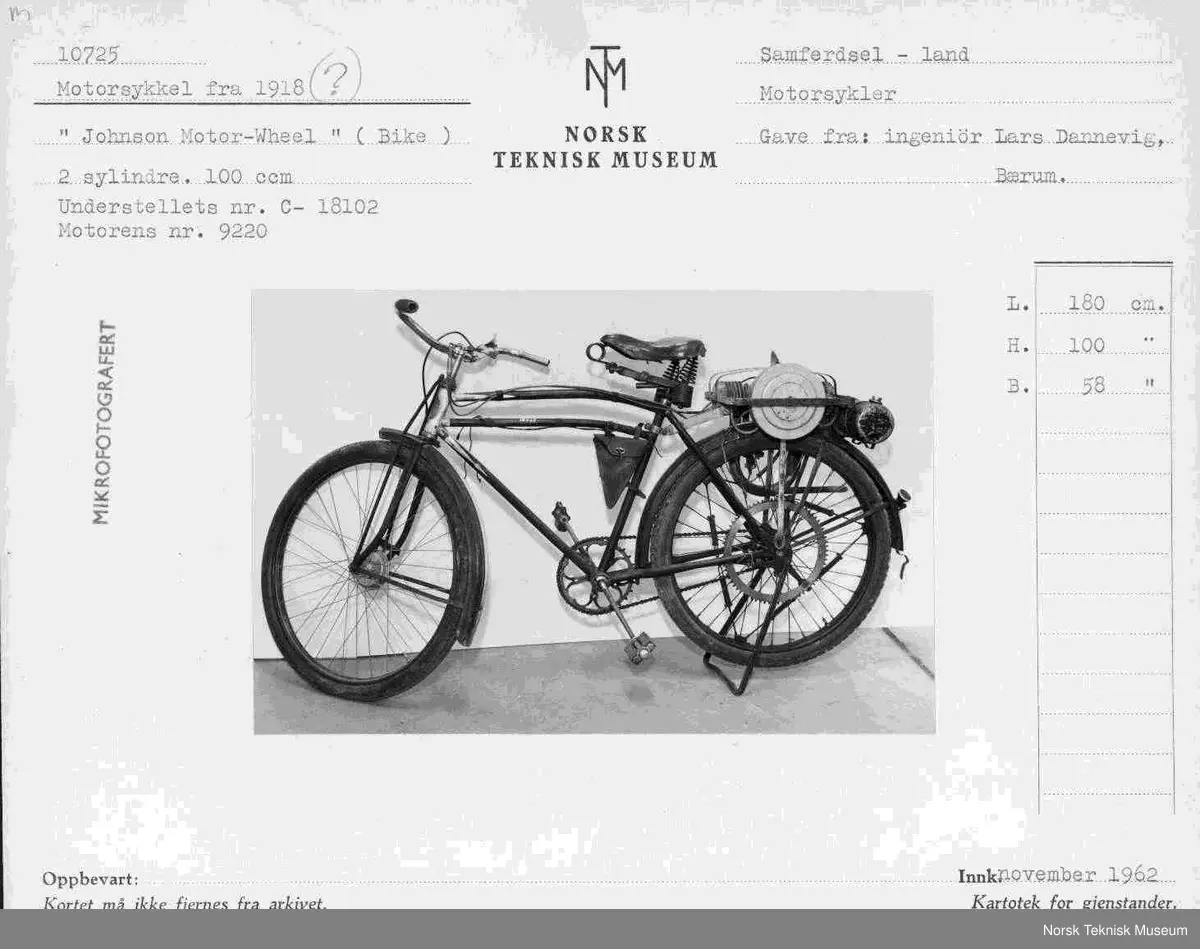 Motorsykkel - Norsk Teknisk Museum / DigitaltMuseum