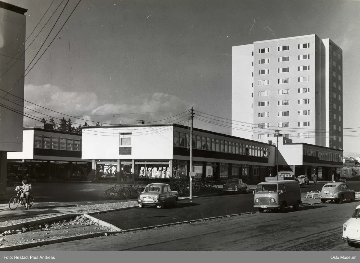 Lambertseter senter. - Oslo Museum / DigitaltMuseum