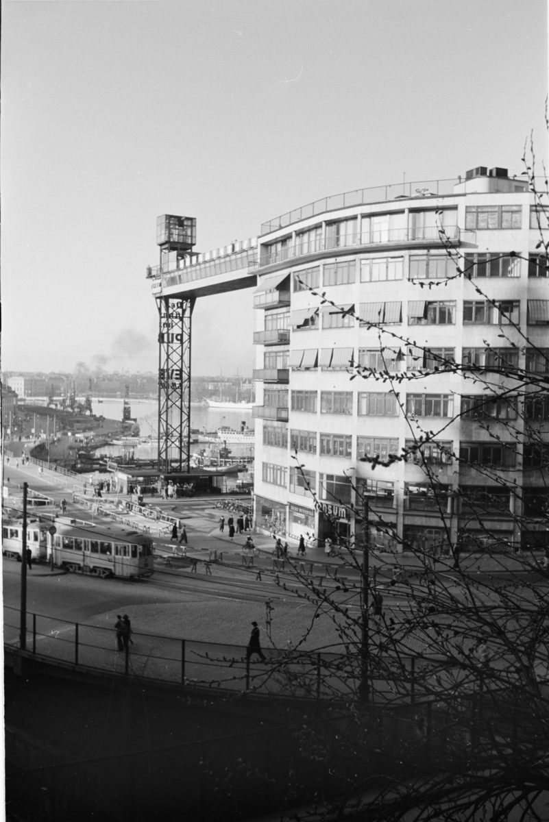 Restaurang Gondolen vid Katarinahissen, Slussen Exteriör - ArkDes ...