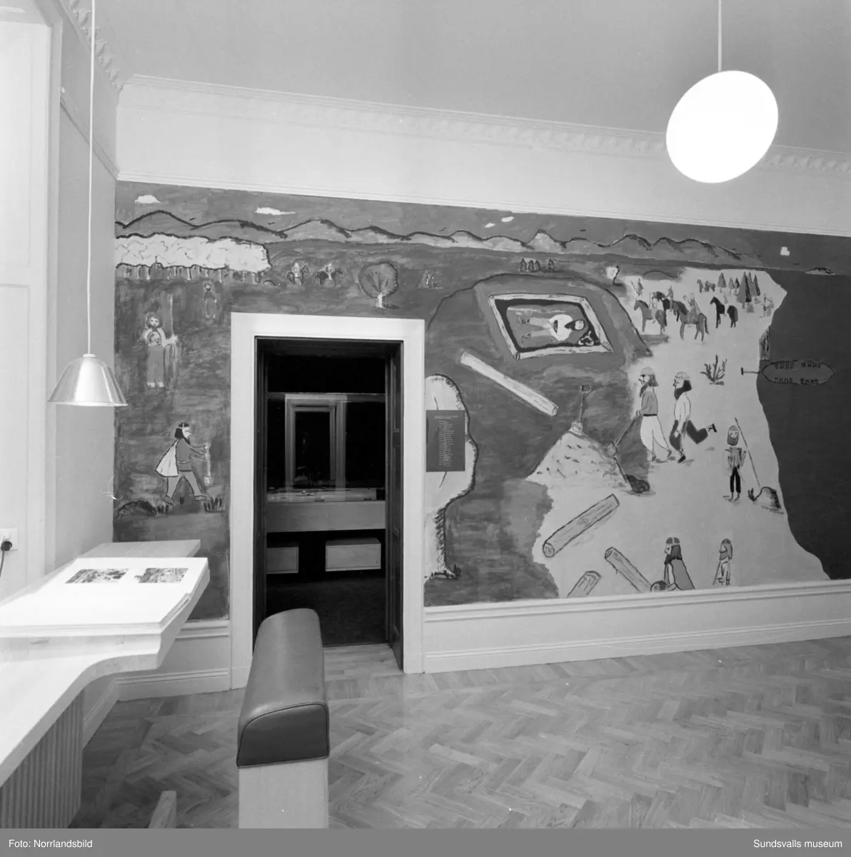 Vardagsbilder och interiörer från nyinvigda Sundsvalls museum på ...