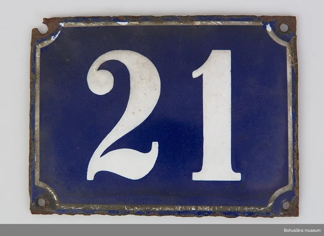 SKYLT (GATUNUMMER) - Bohusläns museum / DigitaltMuseum