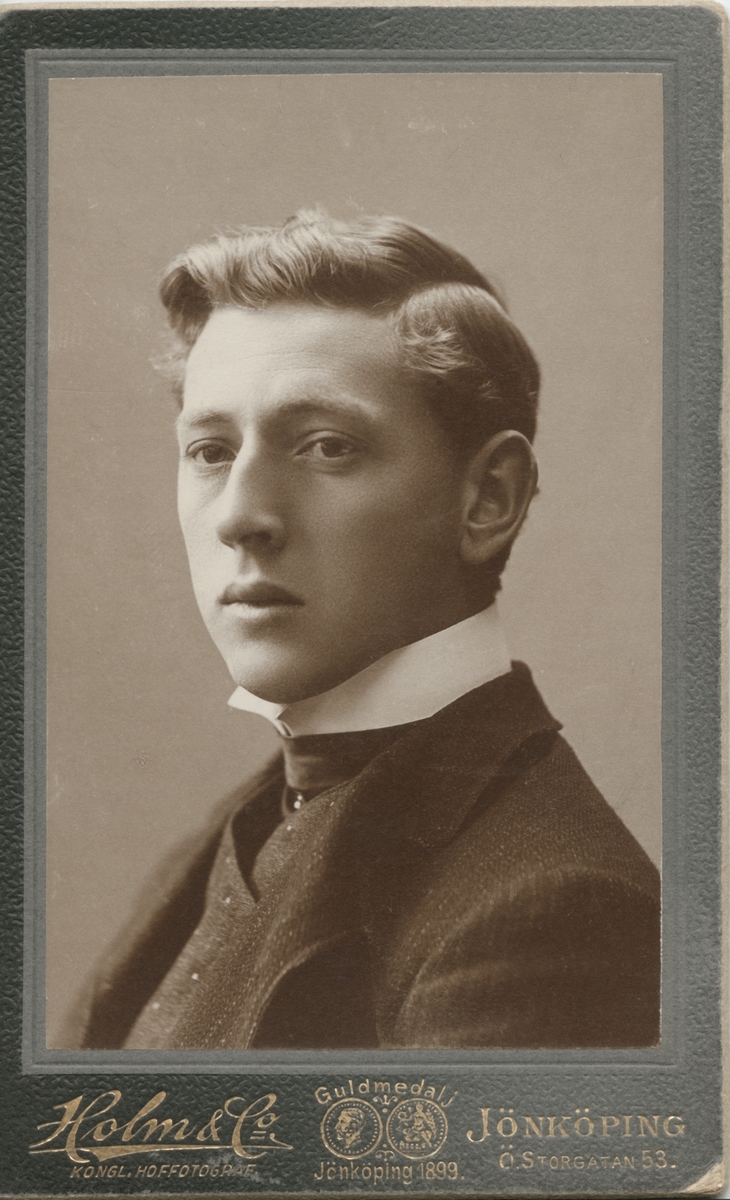 Porträtt av John Bauer. - Jönköpings läns museum / DigitaltMuseum