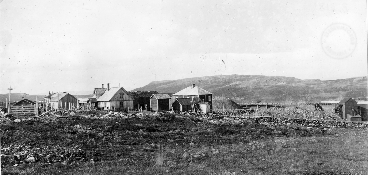 Bebyggelse ved Kongens gruve, Røros - Rørosmuseet / DigitaltMuseum