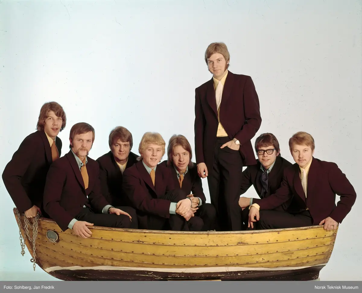 Totenbandet Torry Enghs. Fra venstre nr 1. Tom Narten – saksofon ...