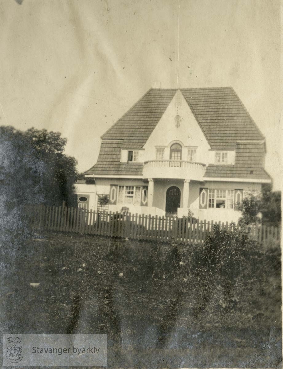 "Villa Storhaug" - Lars Storhaugs egen bolig - Stavanger byarkiv ...