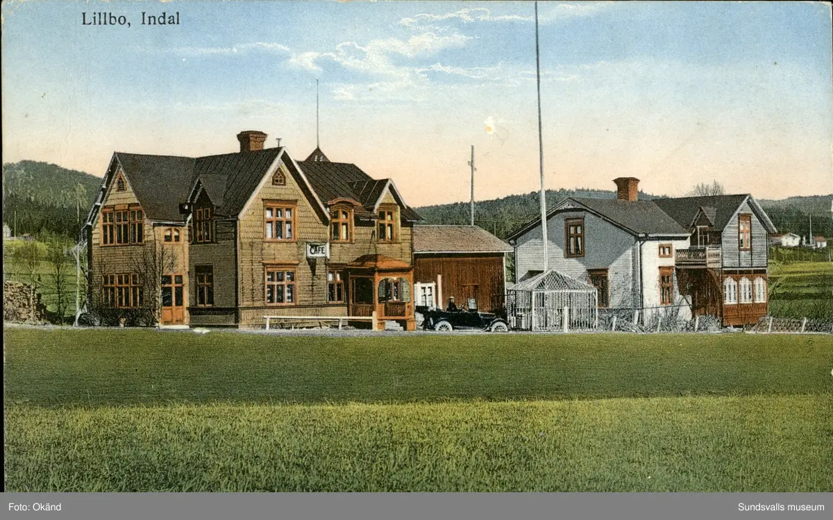 Vykort från Indal - Sundsvalls museum / DigitaltMuseum