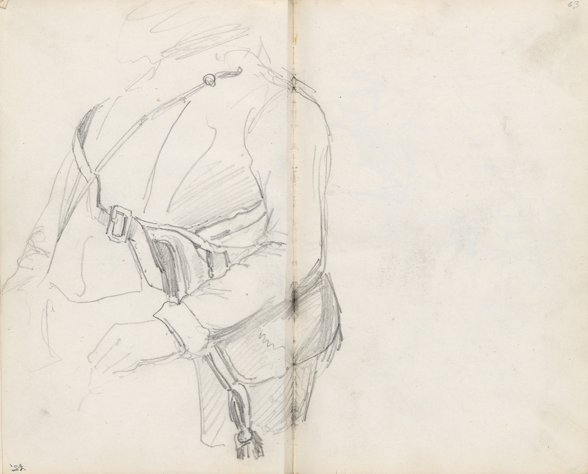 Sittende mannsfigur [Tegning] - Nasjonalmuseet, billedkunstsamlingene ...