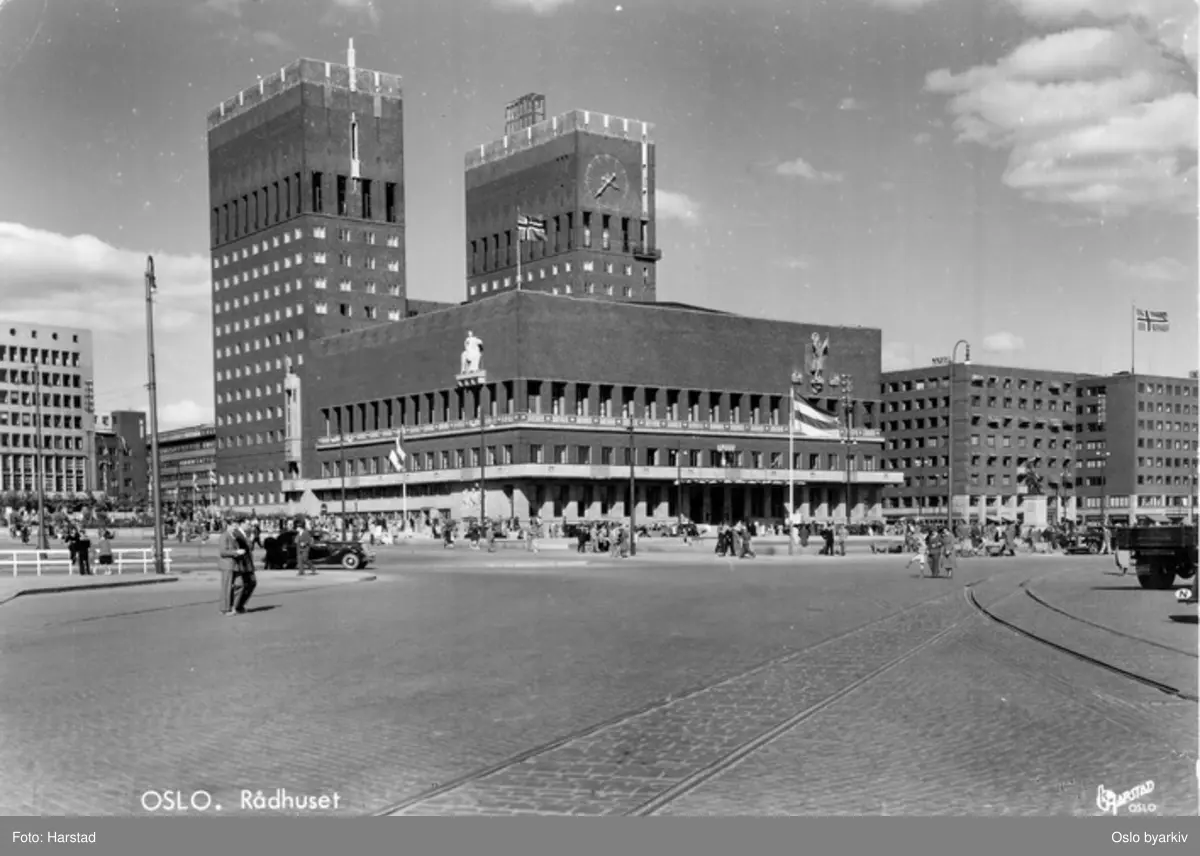OSLO. Rådhuset - Oslo byarkiv / DigitaltMuseum