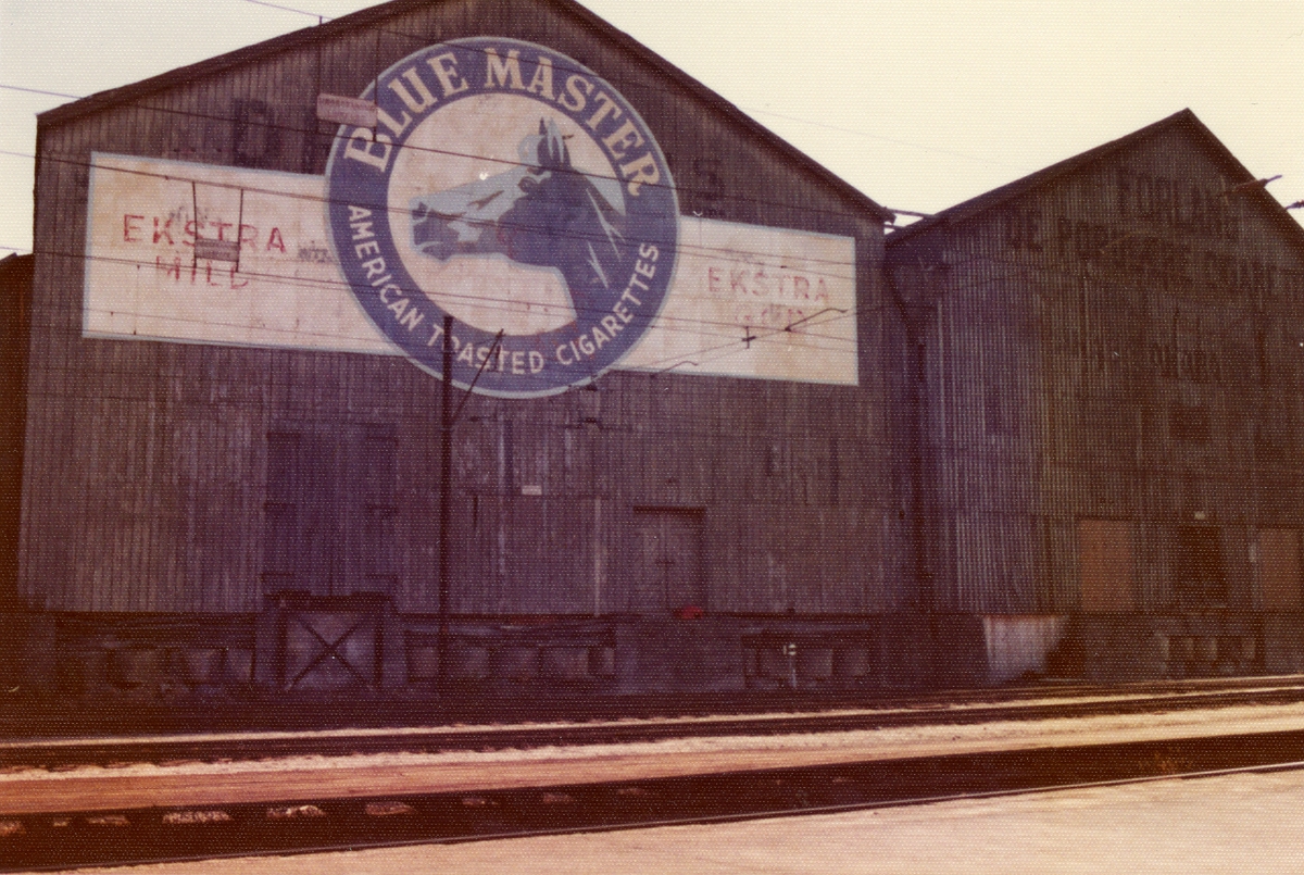 Fasadereklame for Blue Master sigaretter. - Norsk Folkemuseum ...