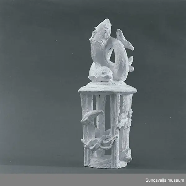 Skulptur av konstnären Gustav Adolf Hedblom. - Sundsvalls museum ...