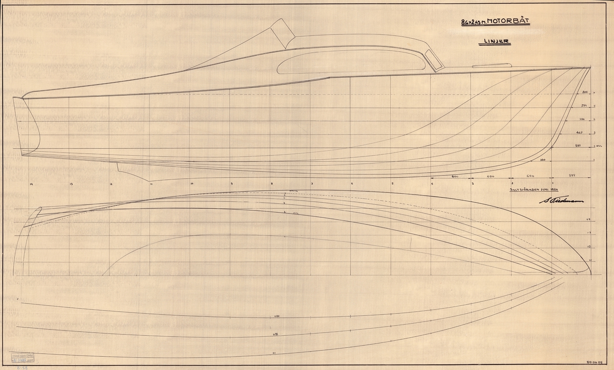 Ritning - Sjöhistoriska museet / DigitaltMuseum