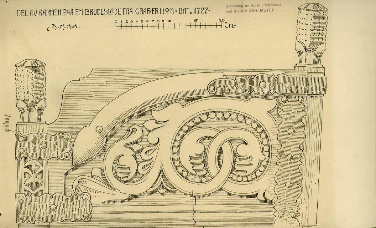 Tegning - Norsk Folkemuseum / DigitaltMuseum